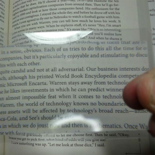 Credit Card Sized Magnifier - Essential Aids UK