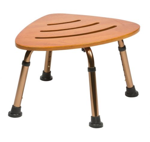 Oak Corner Stool - Essential Aids UK